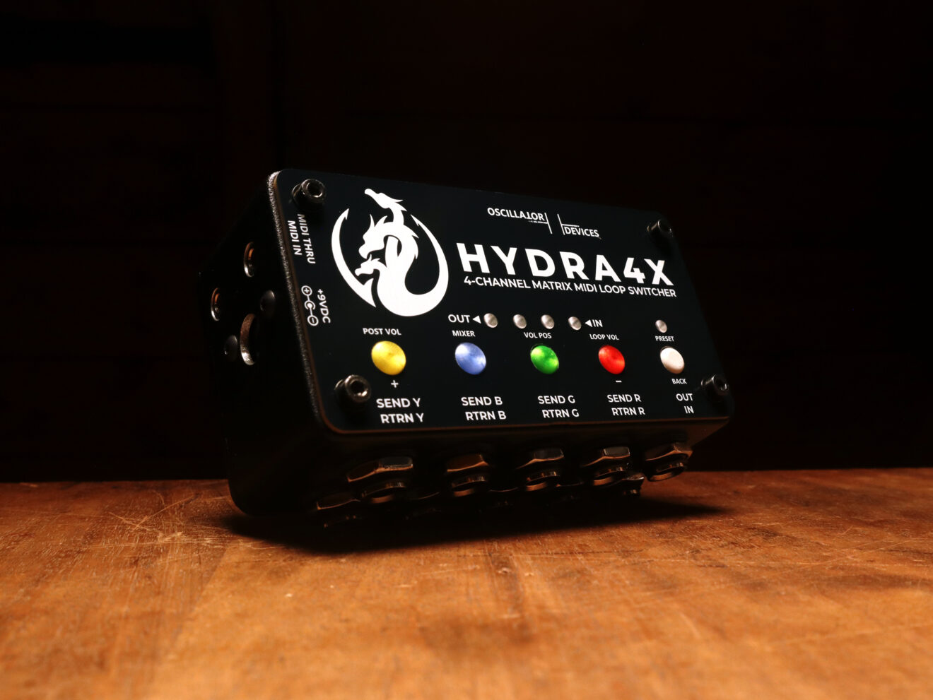HYDRA - MIDI Loop Switcher - Oscillator Devices